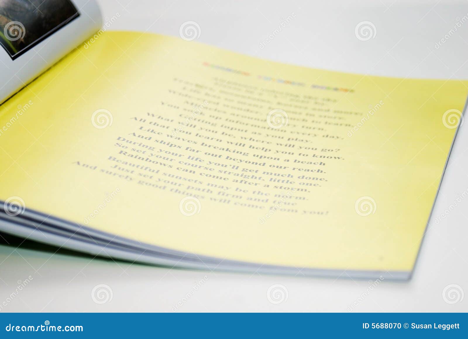 Children s Storybook Page stock photo. Image of enjoy - 5688070