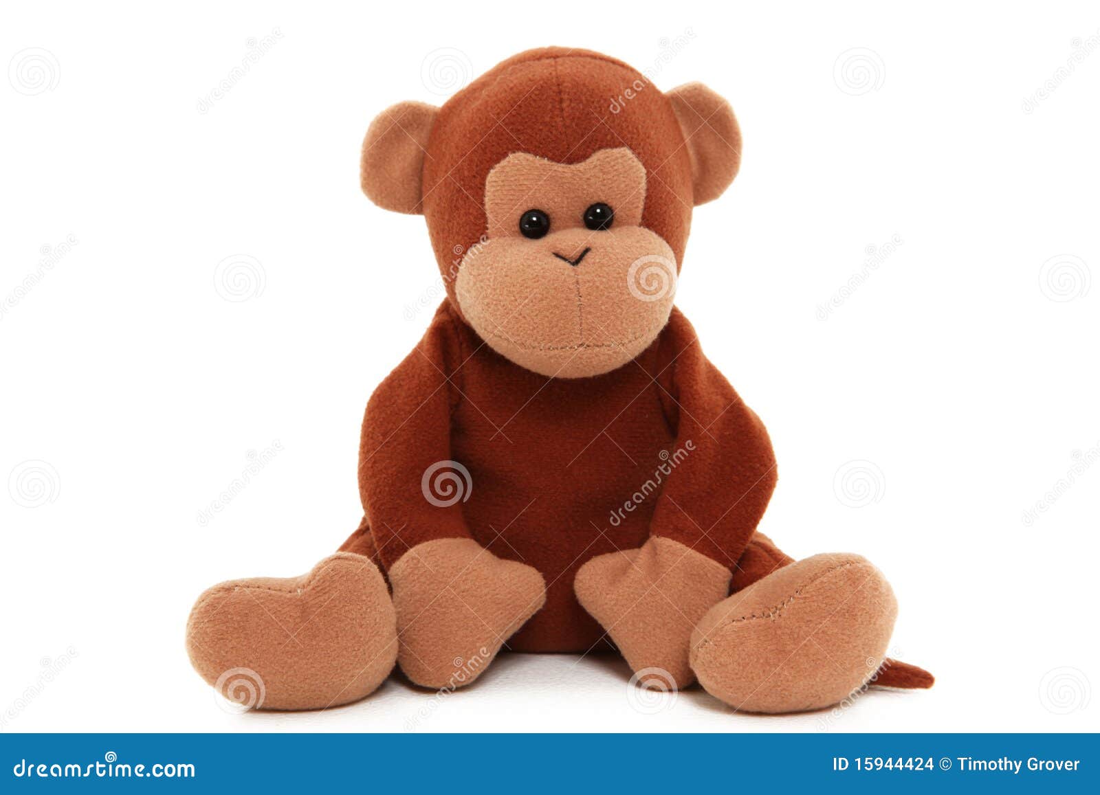 Children s Stuffed Monkey stock photo. Image of play - 15944424
