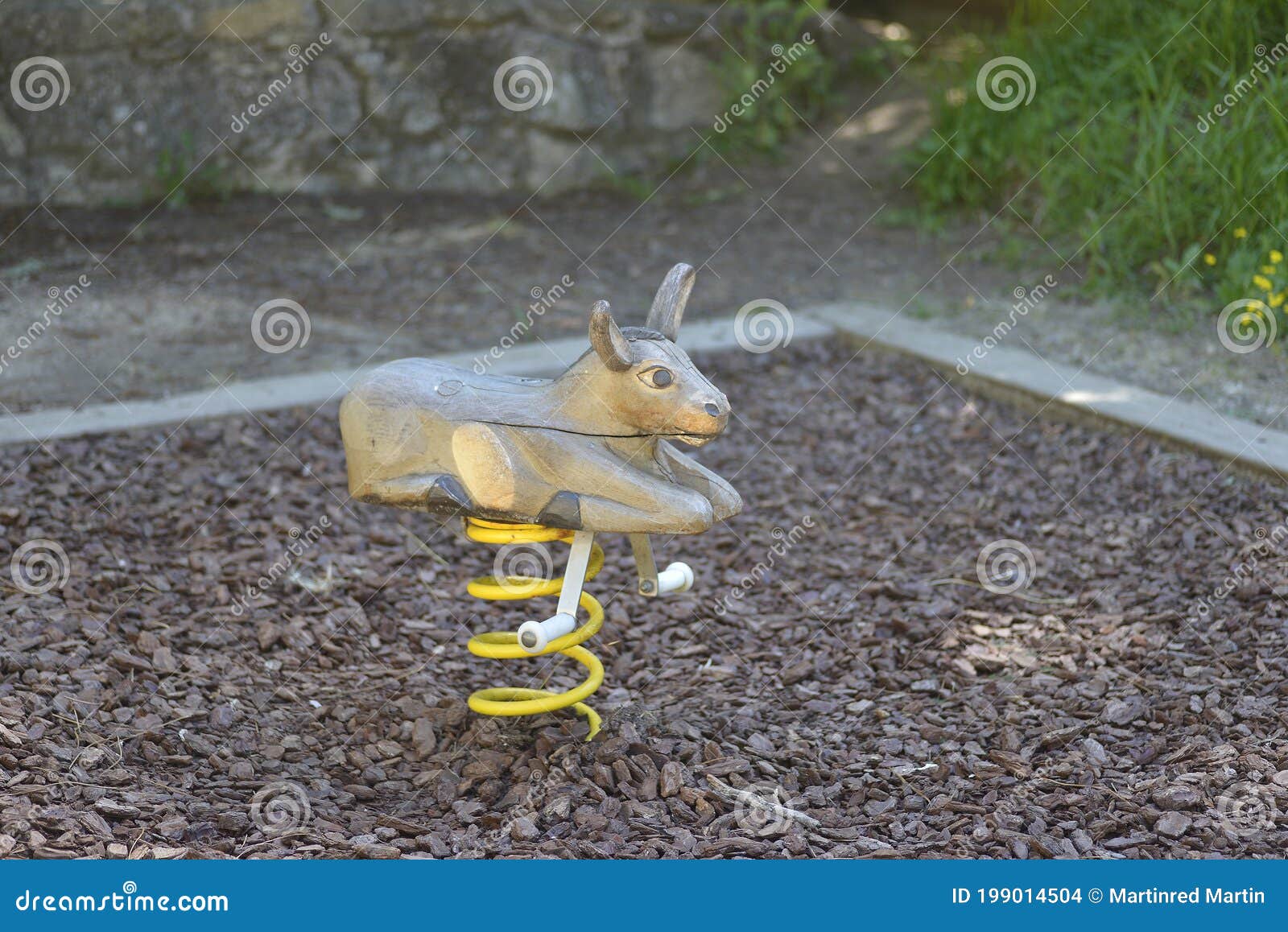 Children`s Swing with Animal Shape Stock Photo - Image of animal ...