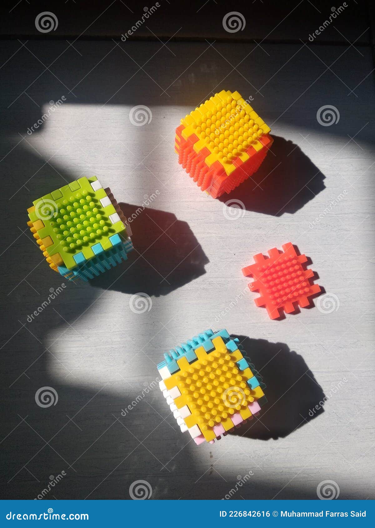 Children& X27;s Toy Disassemble Puzzle Blocks Stock Photo - Image of ...