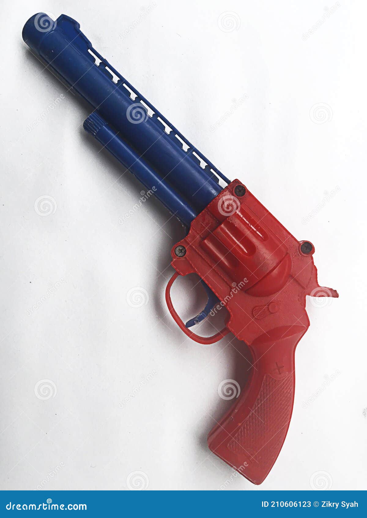 Children S Toy Gun on White Background Stock Image - Image of bumper ...