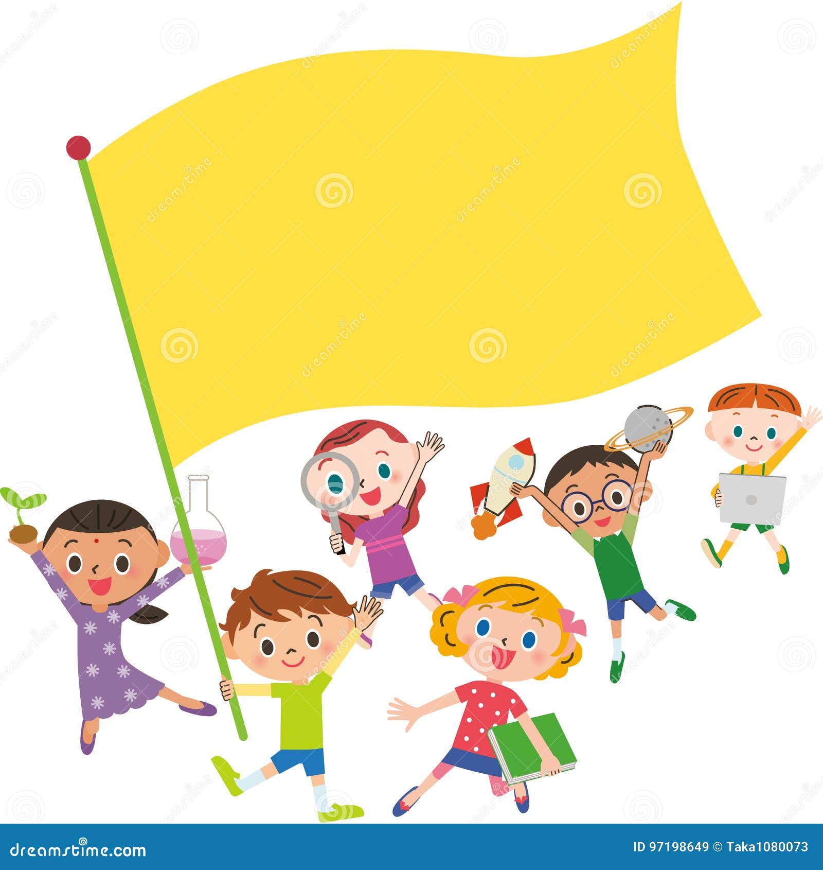 Children`s workshop stock vector. Illustration of research - 97198649