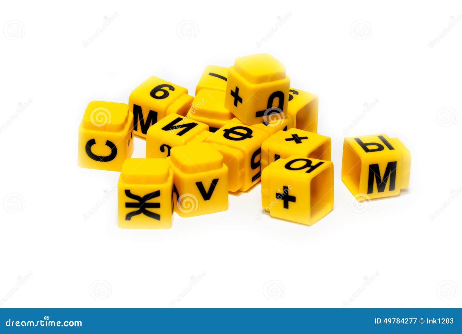 Children S Yellow Cubes with Letters Stock Image - Image of cube ...