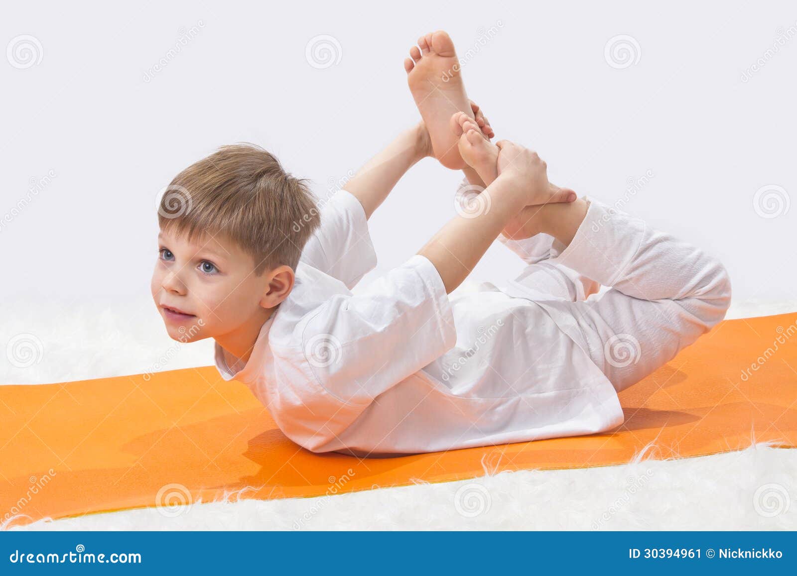 Children s yoga. stock image. Image of fitness, energy - 30394961