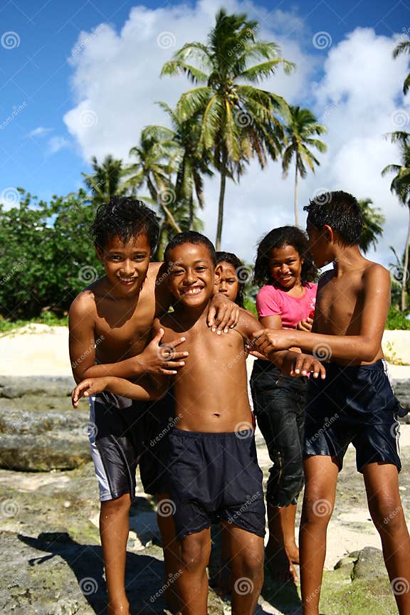 Children in Samoa editorial photography. Image of culture - 22330357