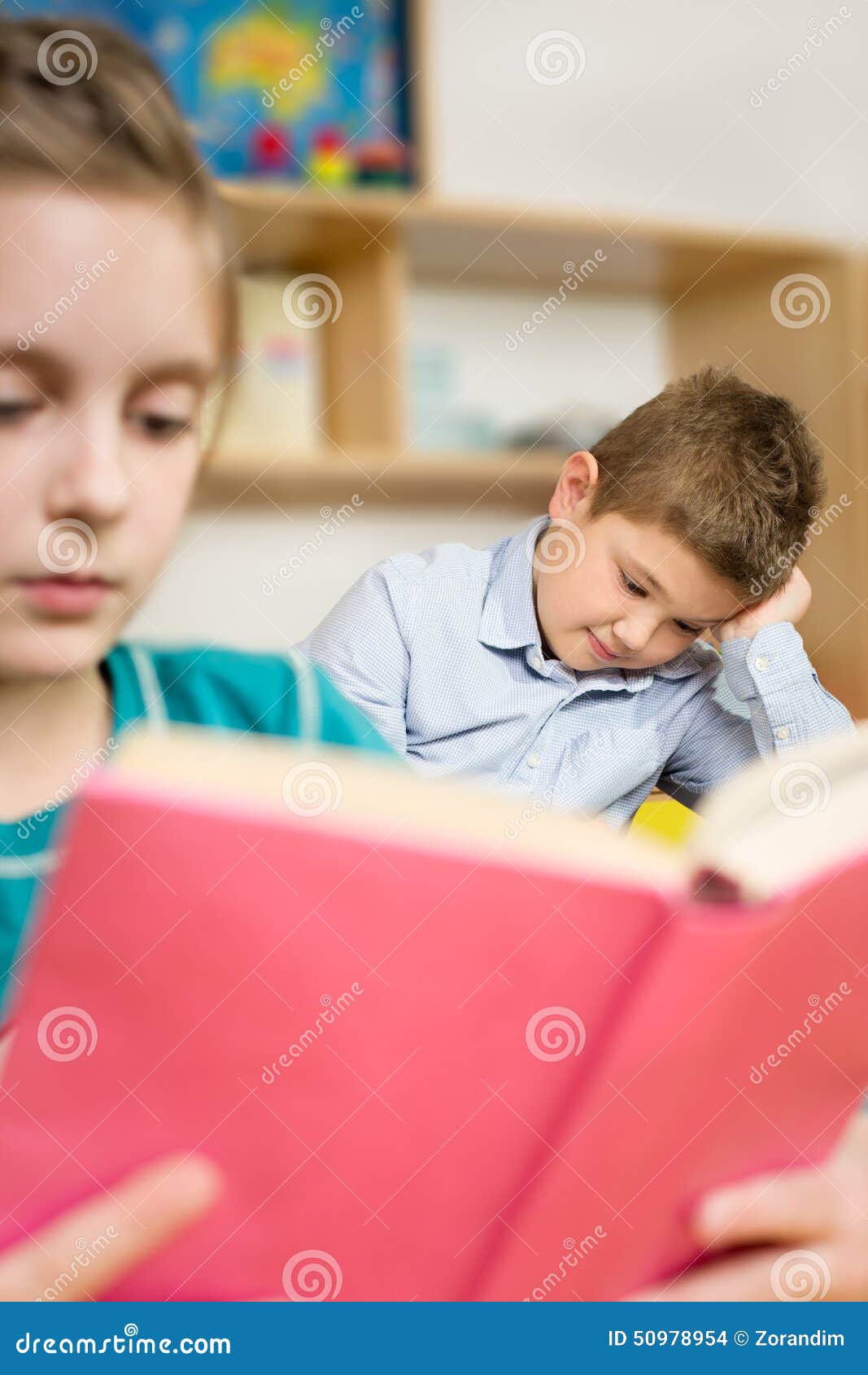 Children at school stock photo. Image of beautiful, schoolgirl - 50978954