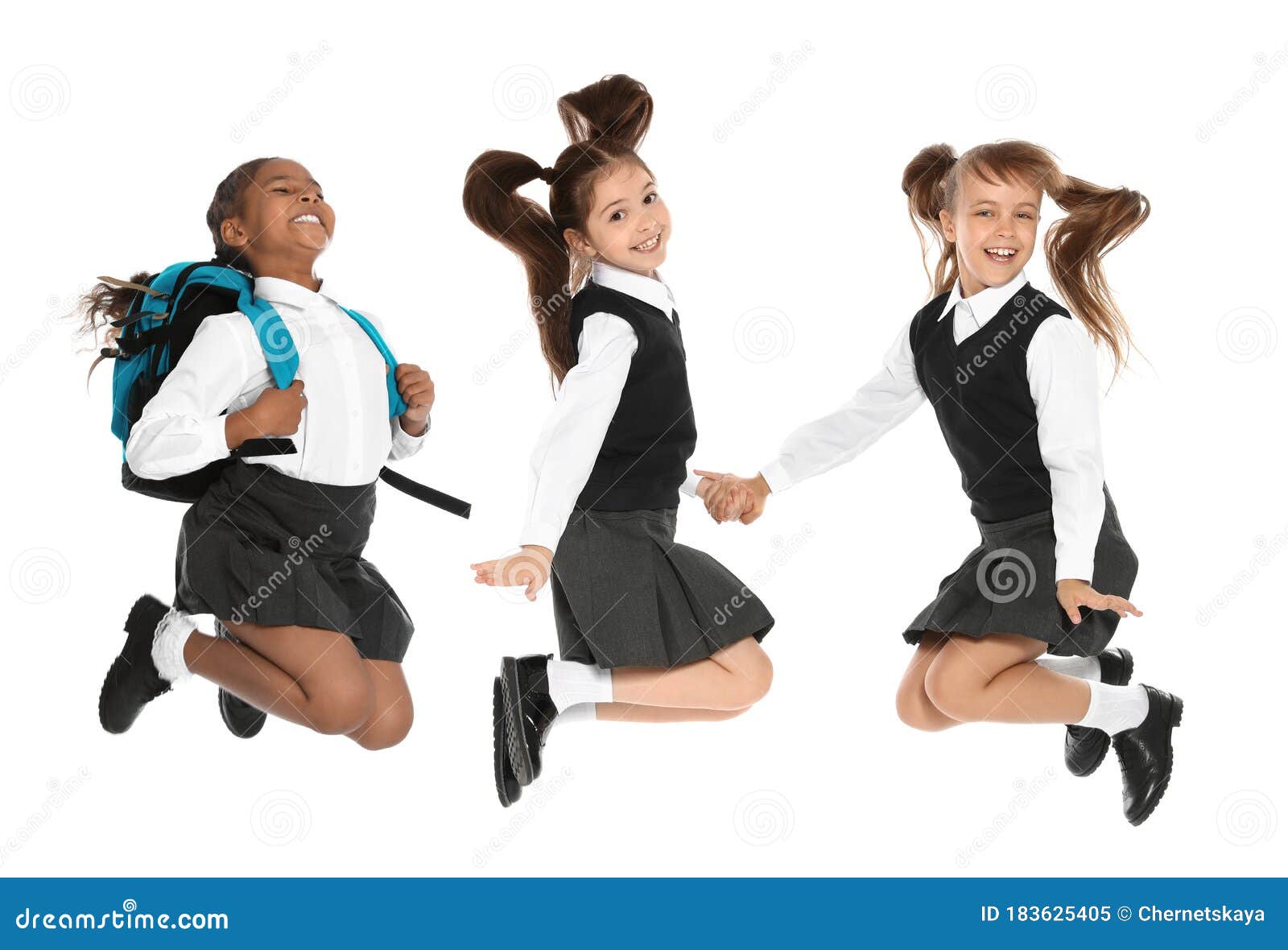 Children Jumping School
