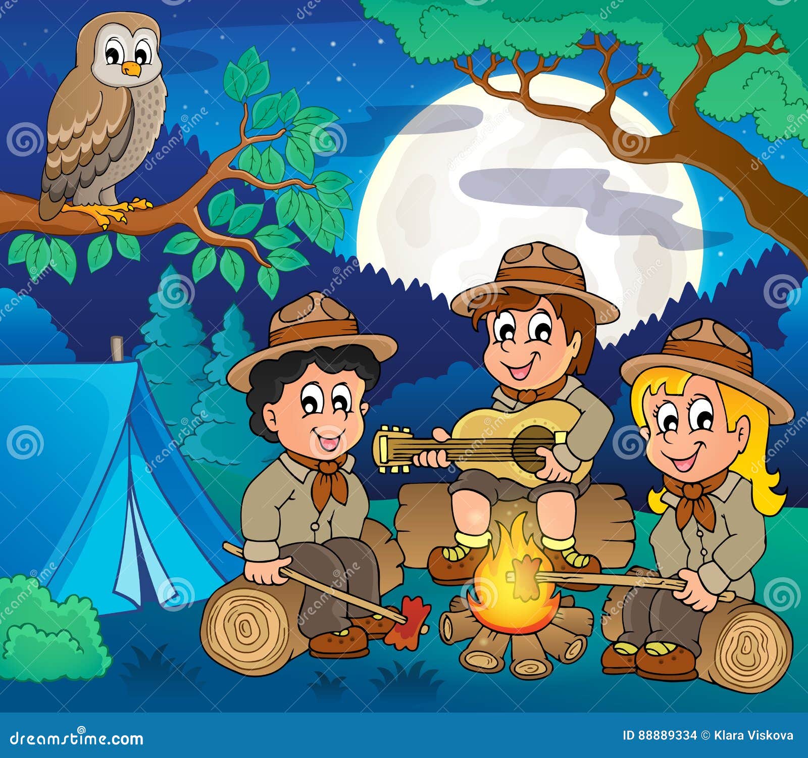 Children Scouts Theme Image 5 Stock Vector - Illustration of children ...
