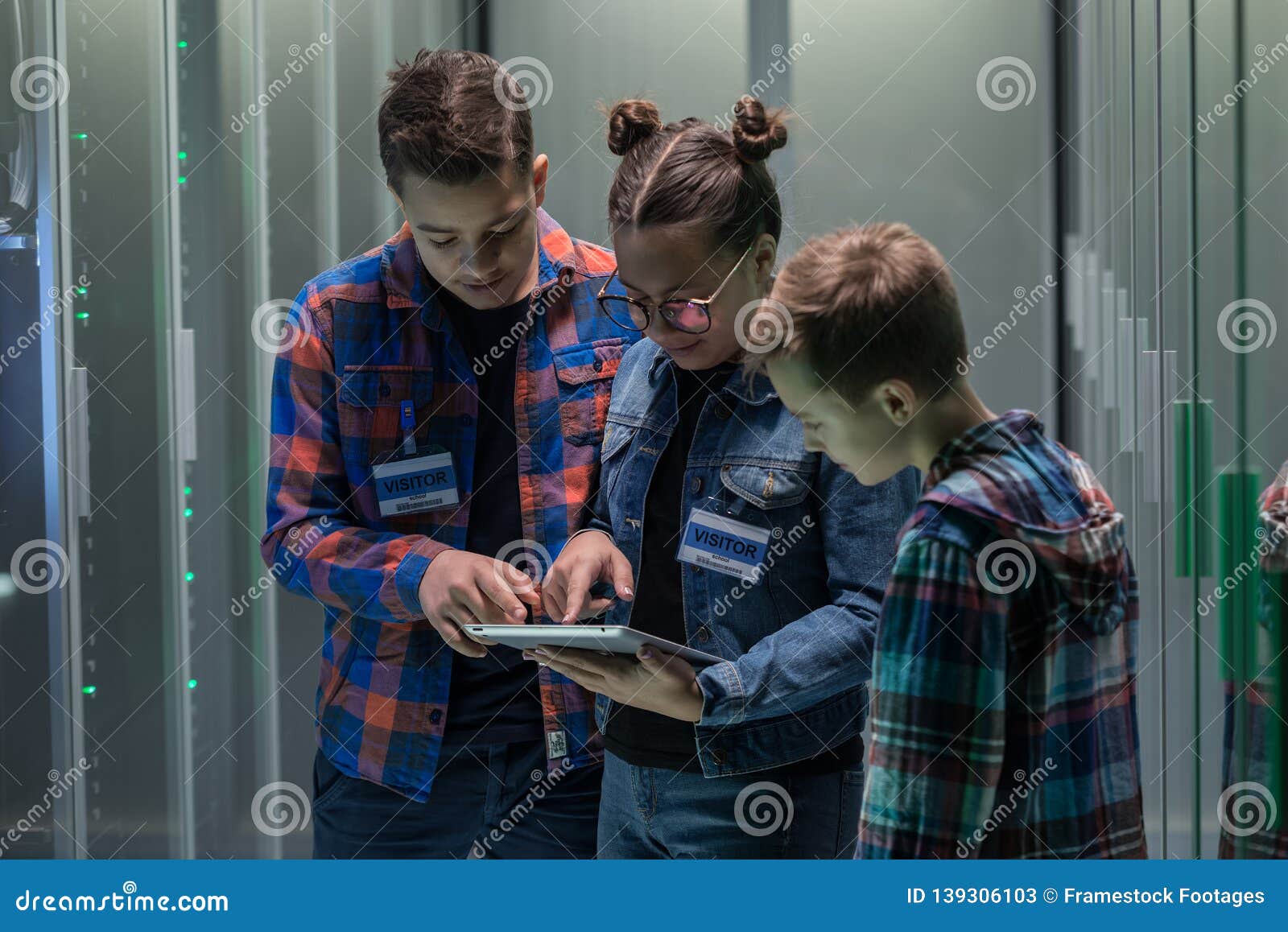 Children in server park stock image. Image of corridor - 139306103