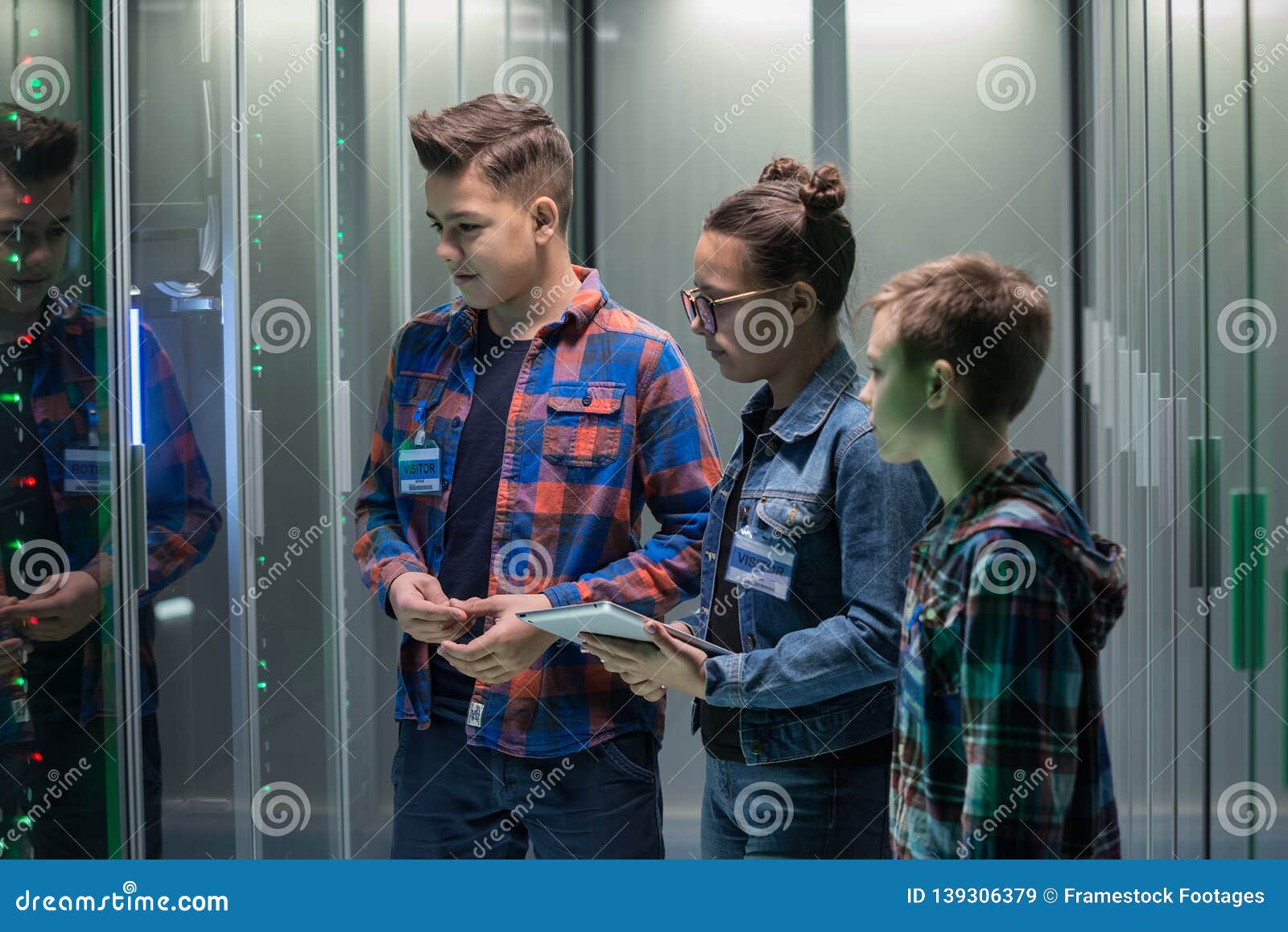Children in server park stock image. Image of indoors - 139306379