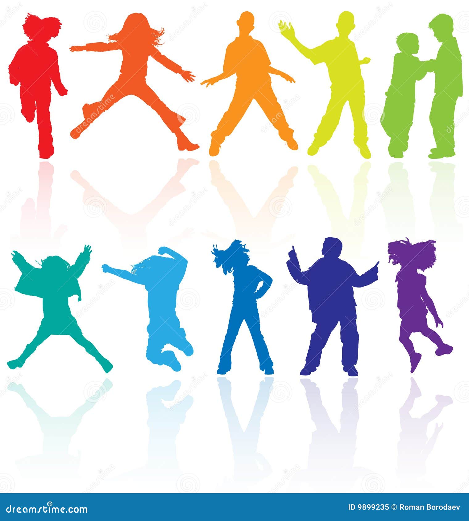 Girls Dance Team Clipart