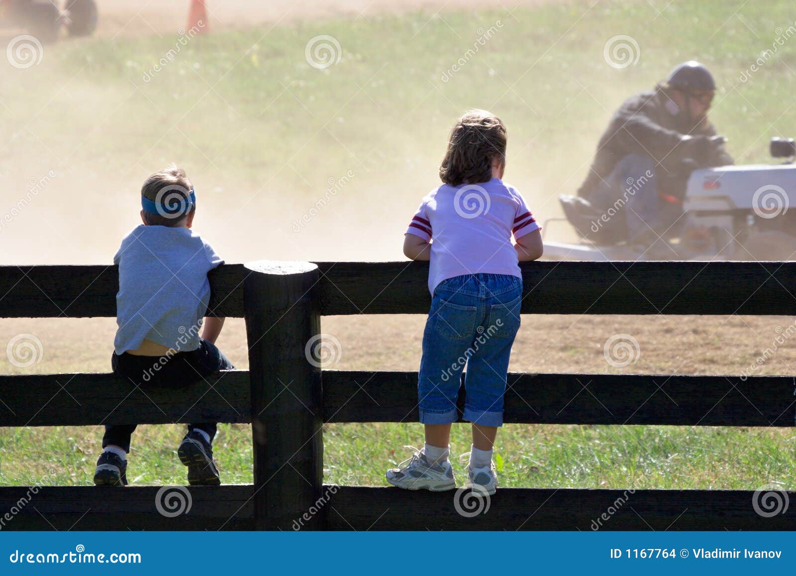 Children And Small Car Race Picture. Image: 1167764