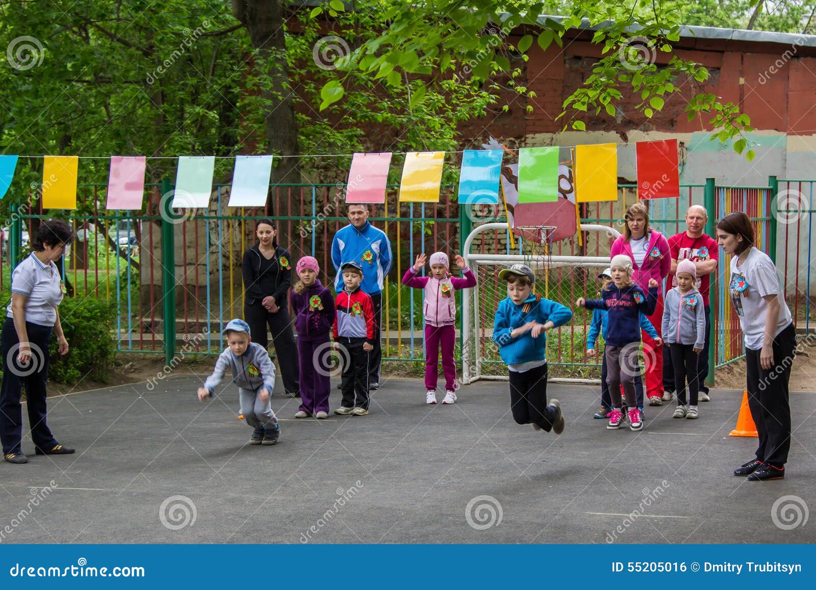 Children Sporting Event in Nursery School Editorial Photo - Image of ...