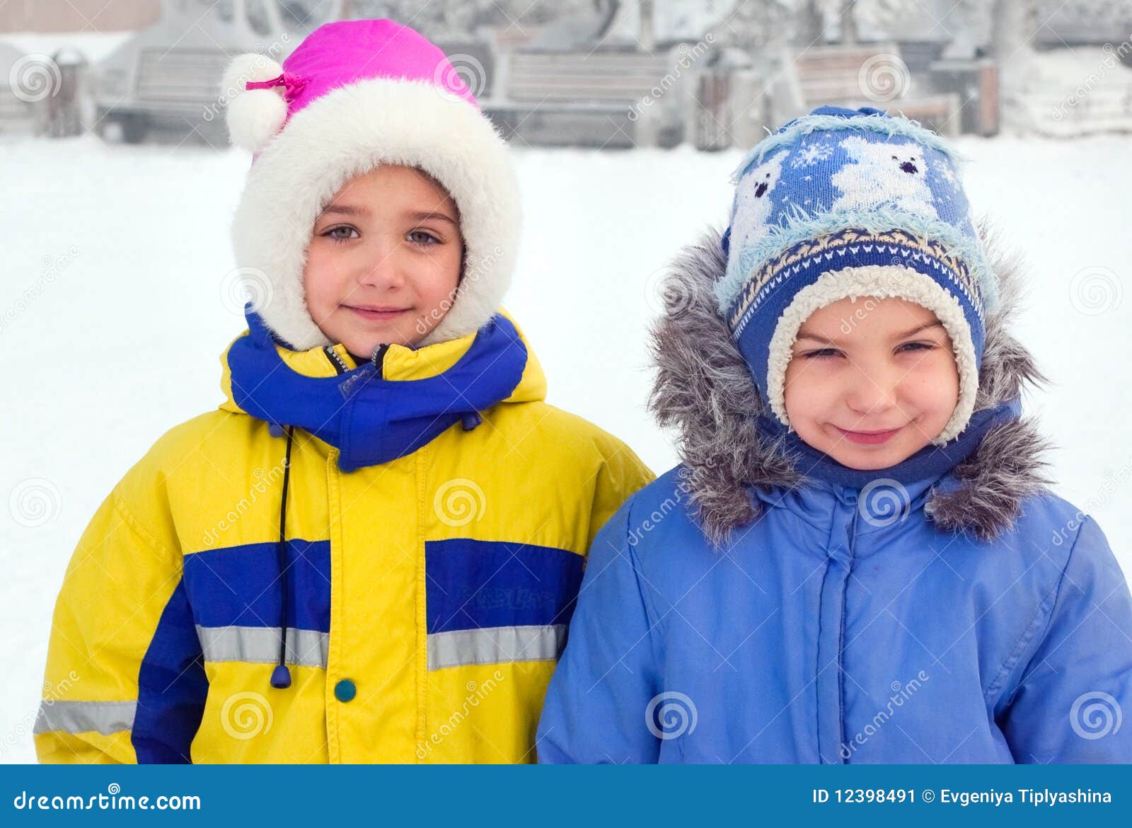 Children Stand in the Street Stock Image - Image of children, company ...