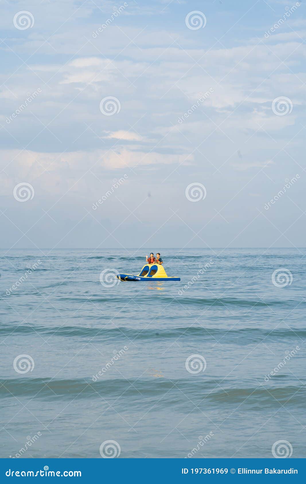 Raft With Water Hyacinth Float In The River Royalty-Free Stock ...