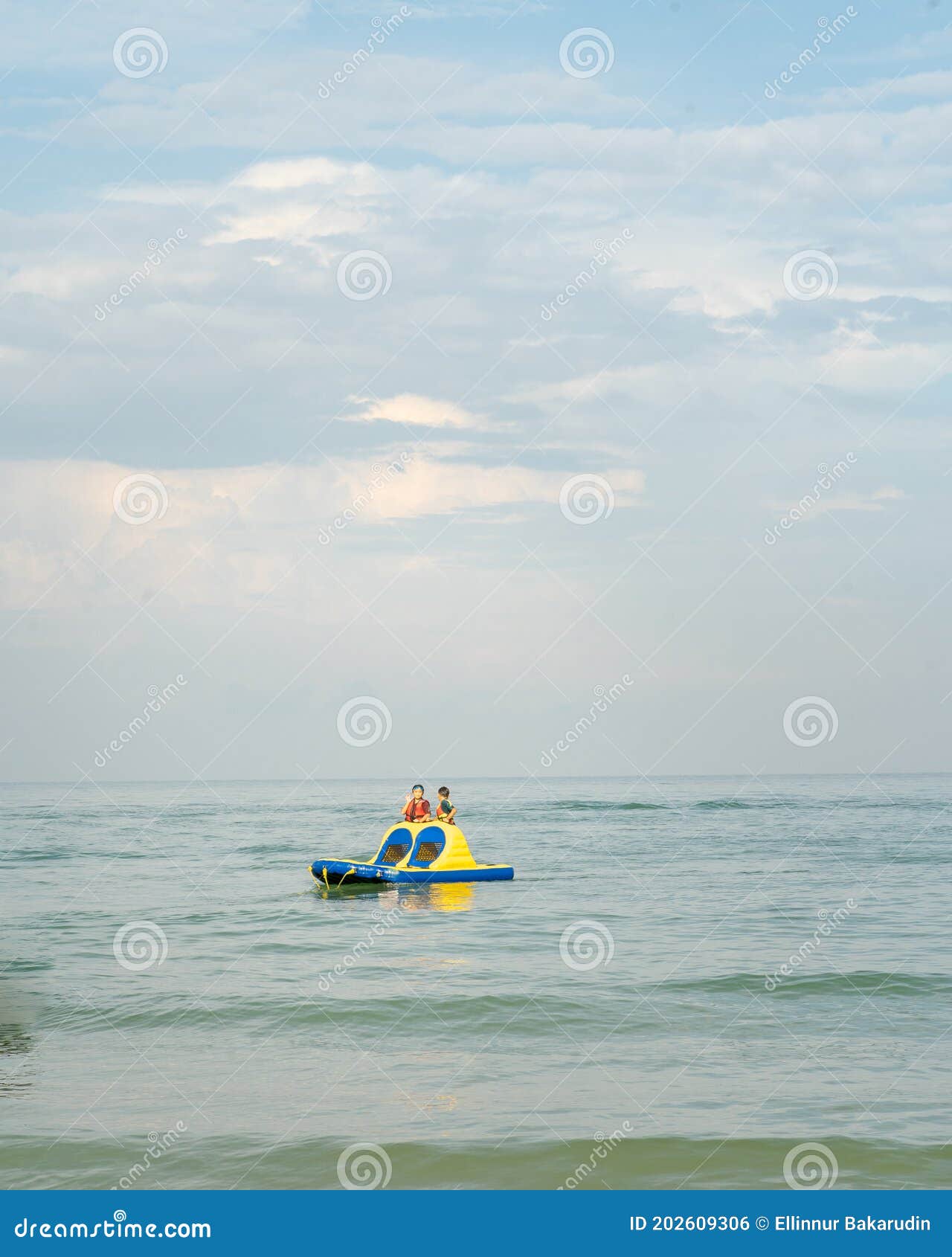 Raft With Water Hyacinth Float In The River Royalty-Free Stock ...