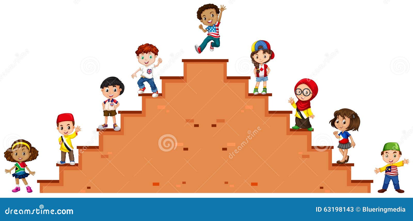 Opposite Upstairs And Downstairs Cartoon Vector | CartoonDealer.com ...