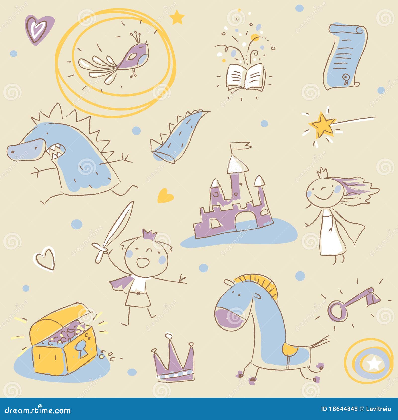 Children story book stock vector. Illustration of magical - 18644848