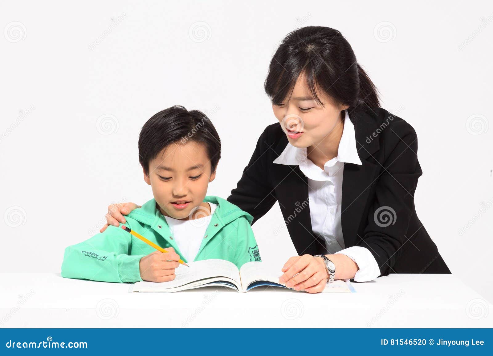 Children in Study stock photo. Image of people, posture - 81546520