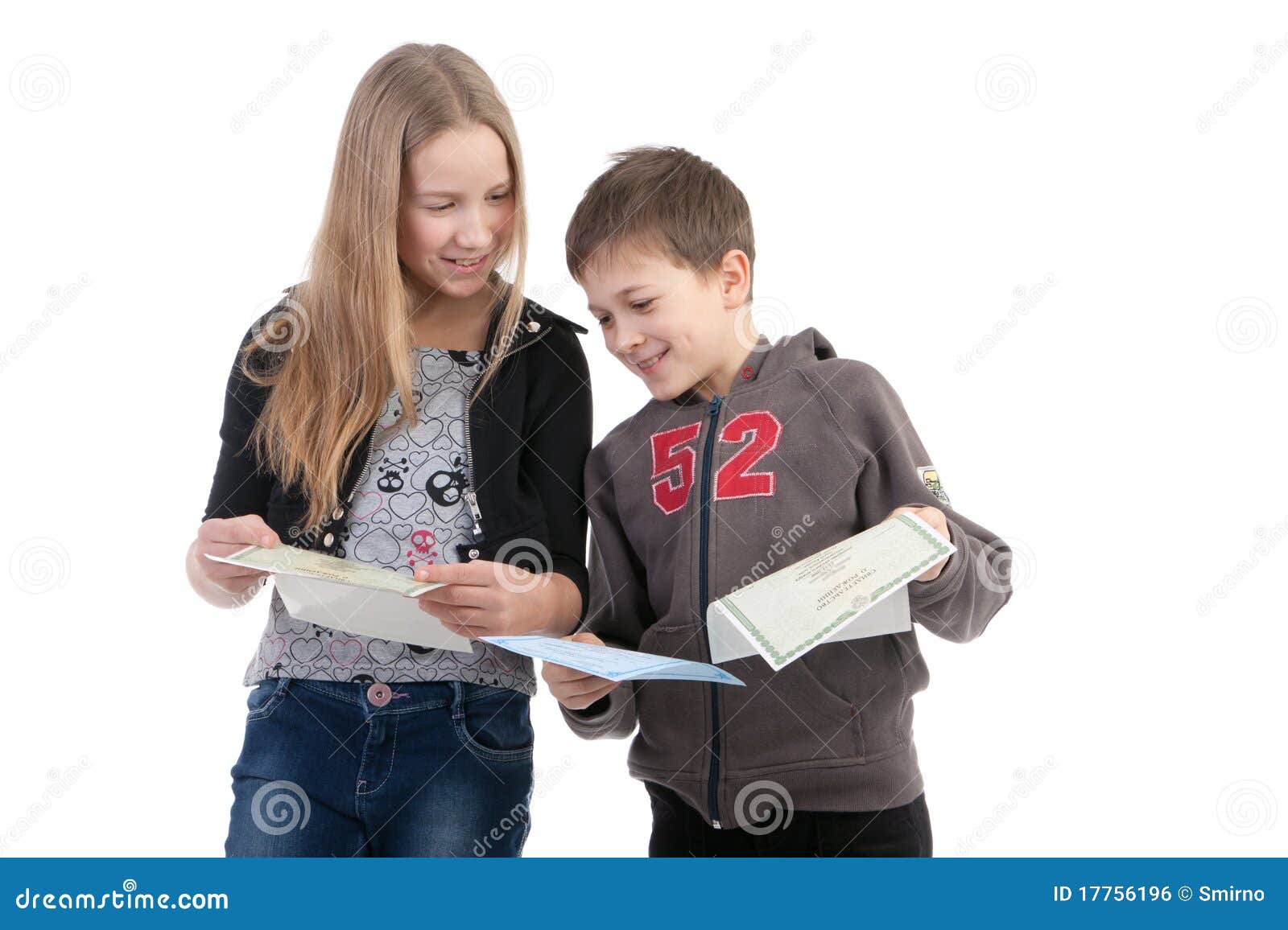Children Study Chemistry Lab. Little Smart Girls With Testing Flask ...