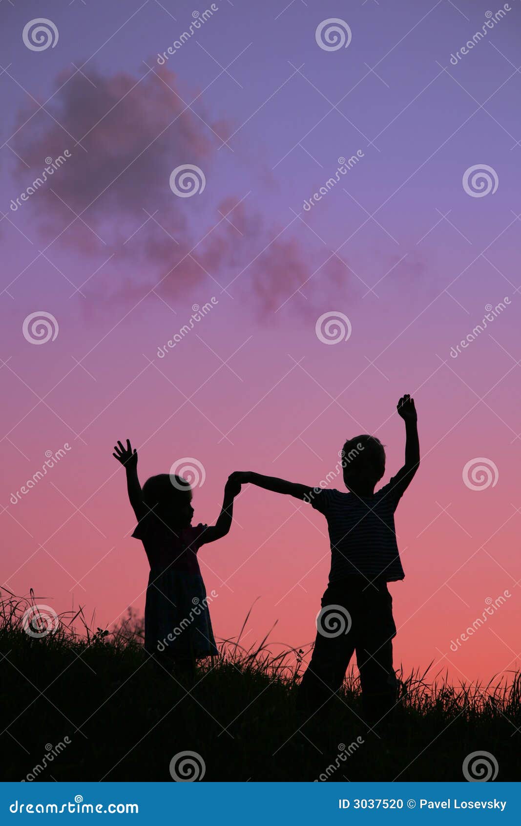 Children on sunset stock photo. Image of activities, human - 3037520
