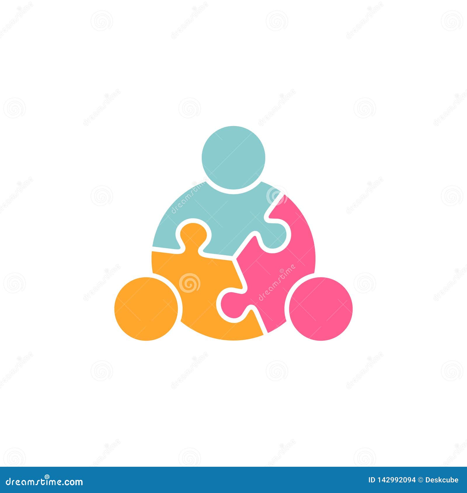 Children Teamwork Hands Icon Vector Illustration | CartoonDealer.com ...