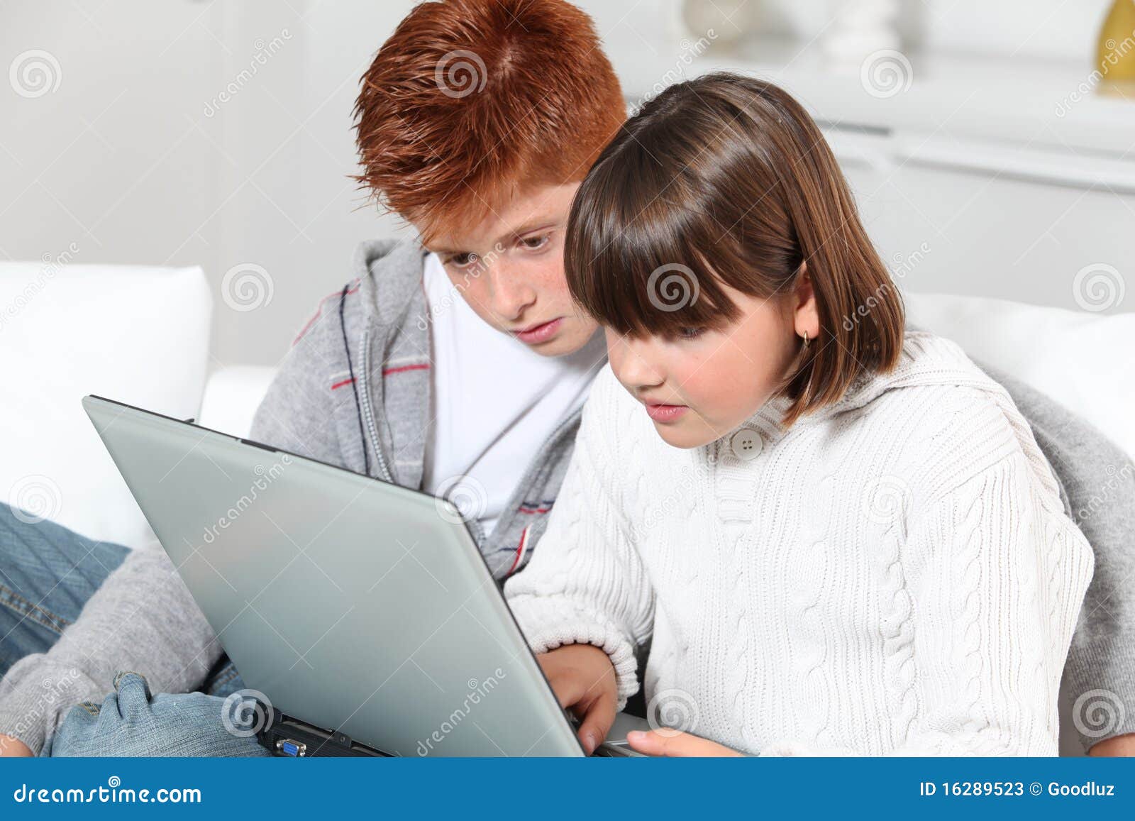 Children and technology stock image. Image of family - 16289523