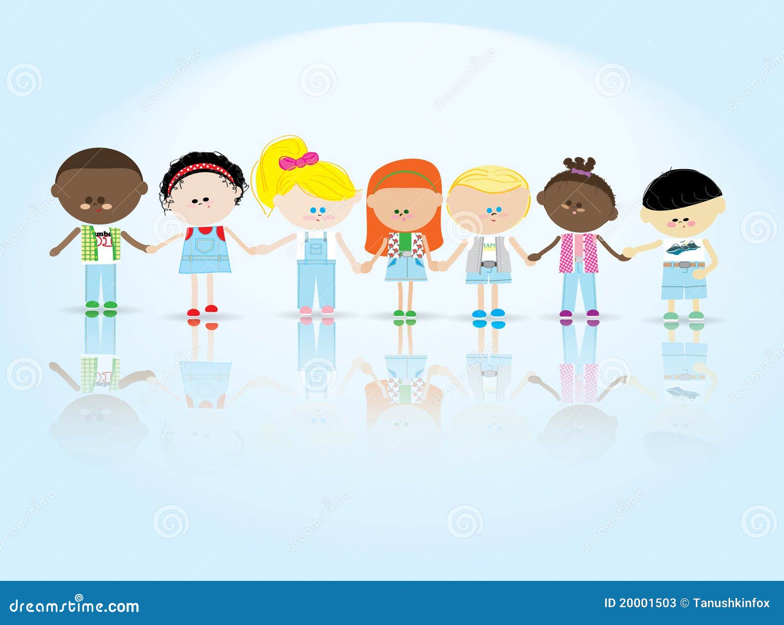 Children to keep for hands stock vector. Illustration of communication ...