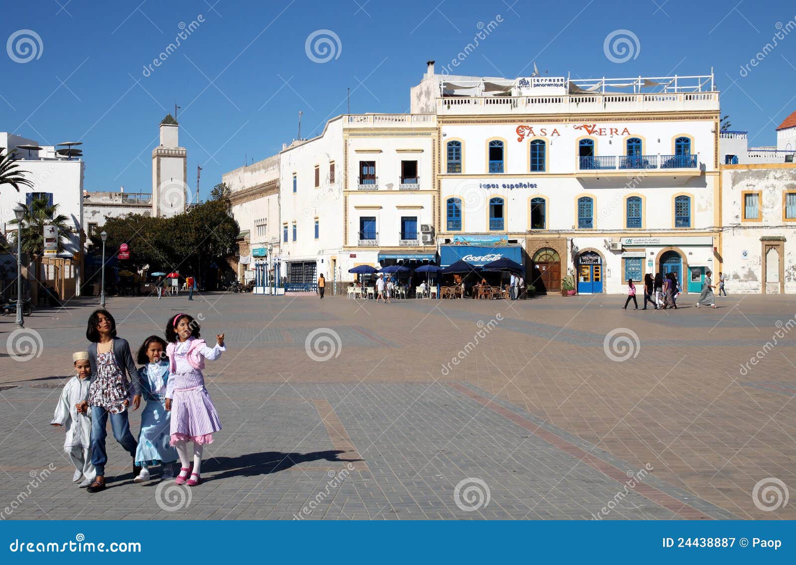Children in a Town Square in Essaouira Editorial Photography - Image of ...