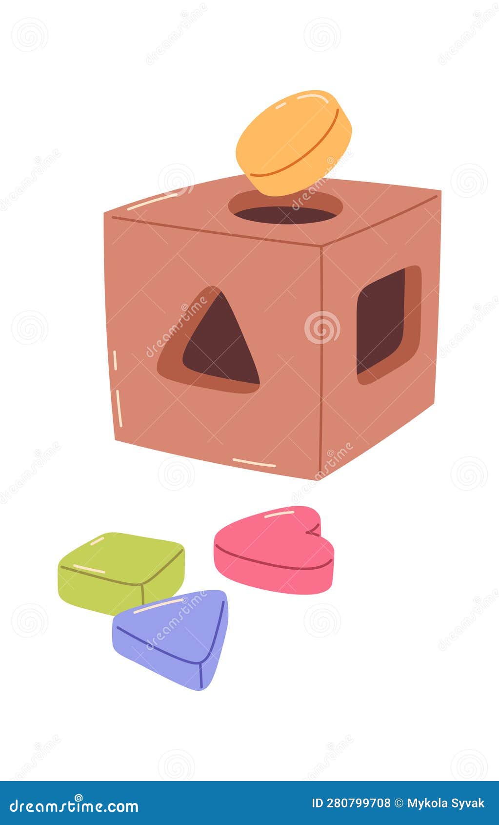 Children Toy Guess Figures stock vector. Illustration of guess - 280799708