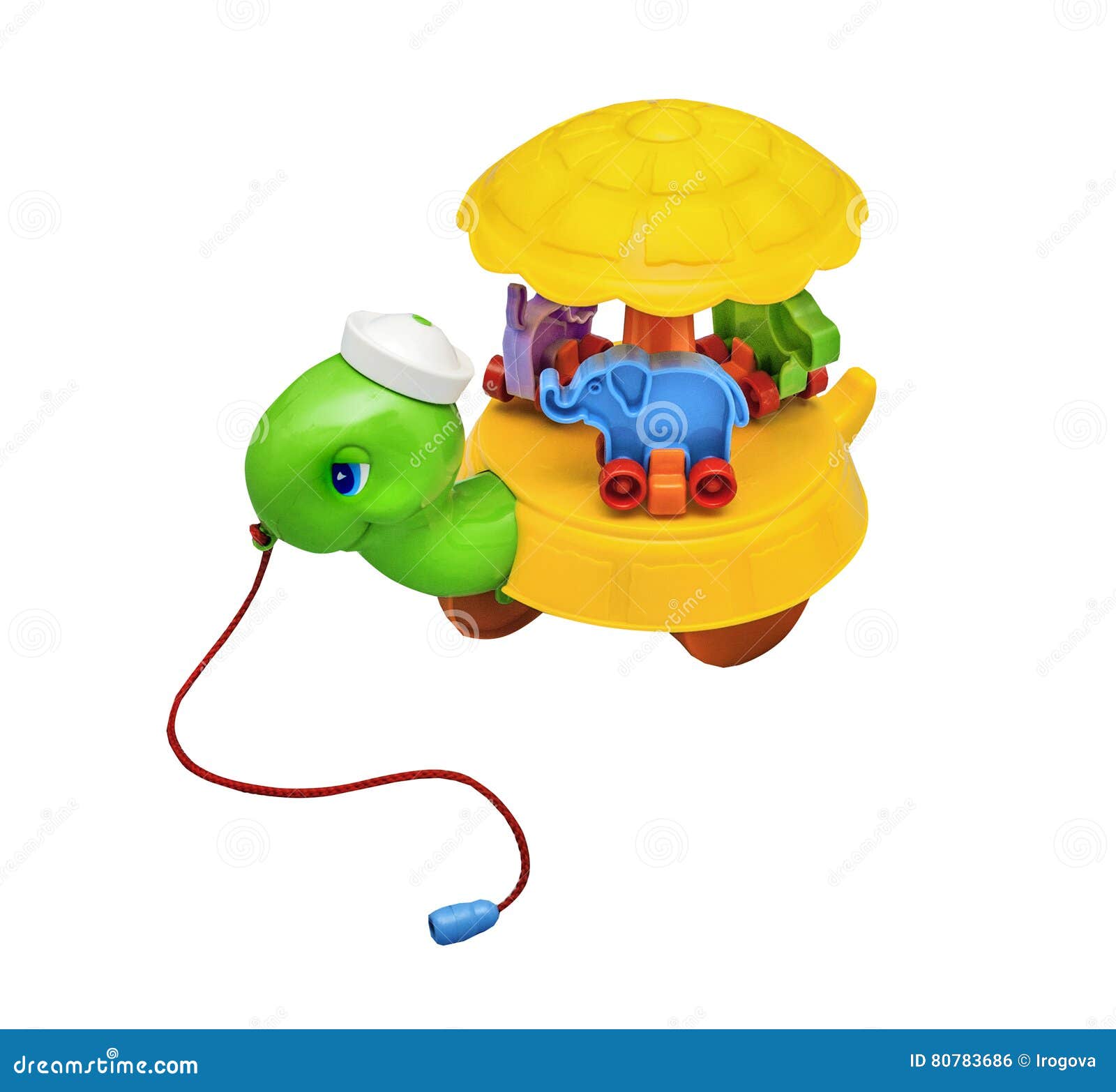 Children Toy, Rumbling Rolling Turtle Stock Photo - Image of isolation ...