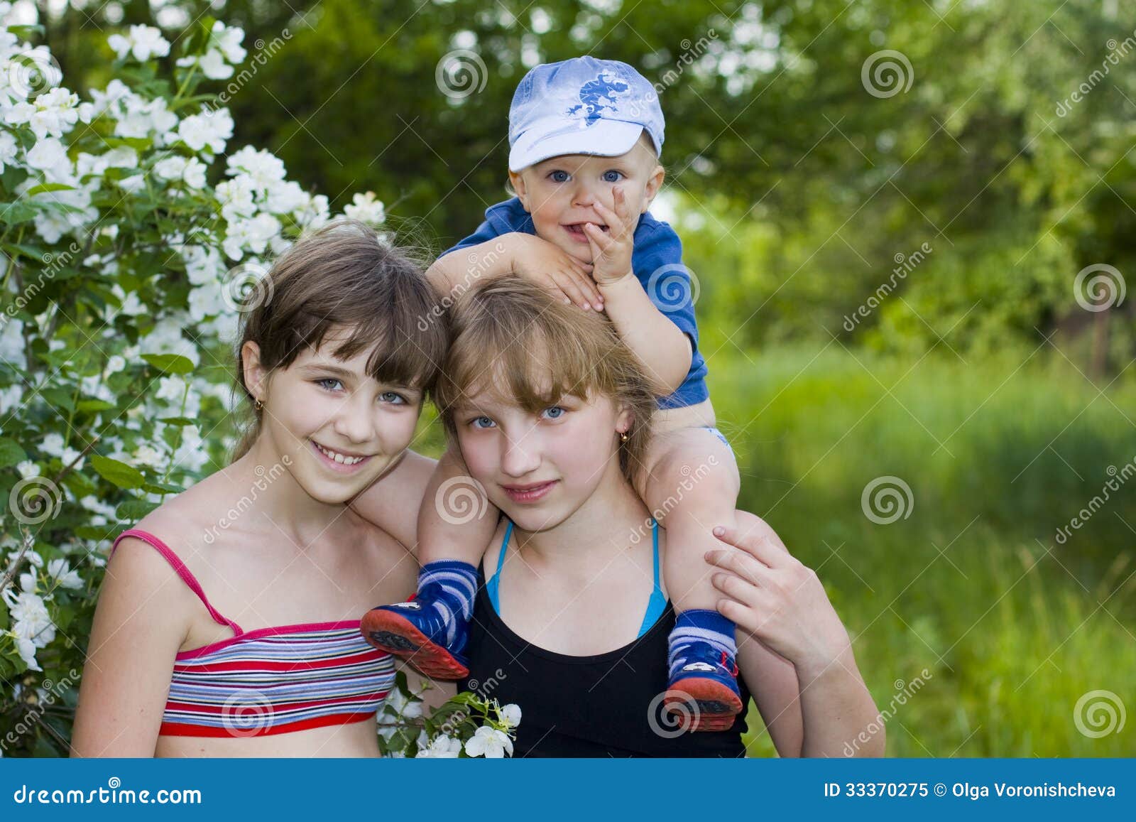Children stock image. Image of summer, younger, brother - 33370275