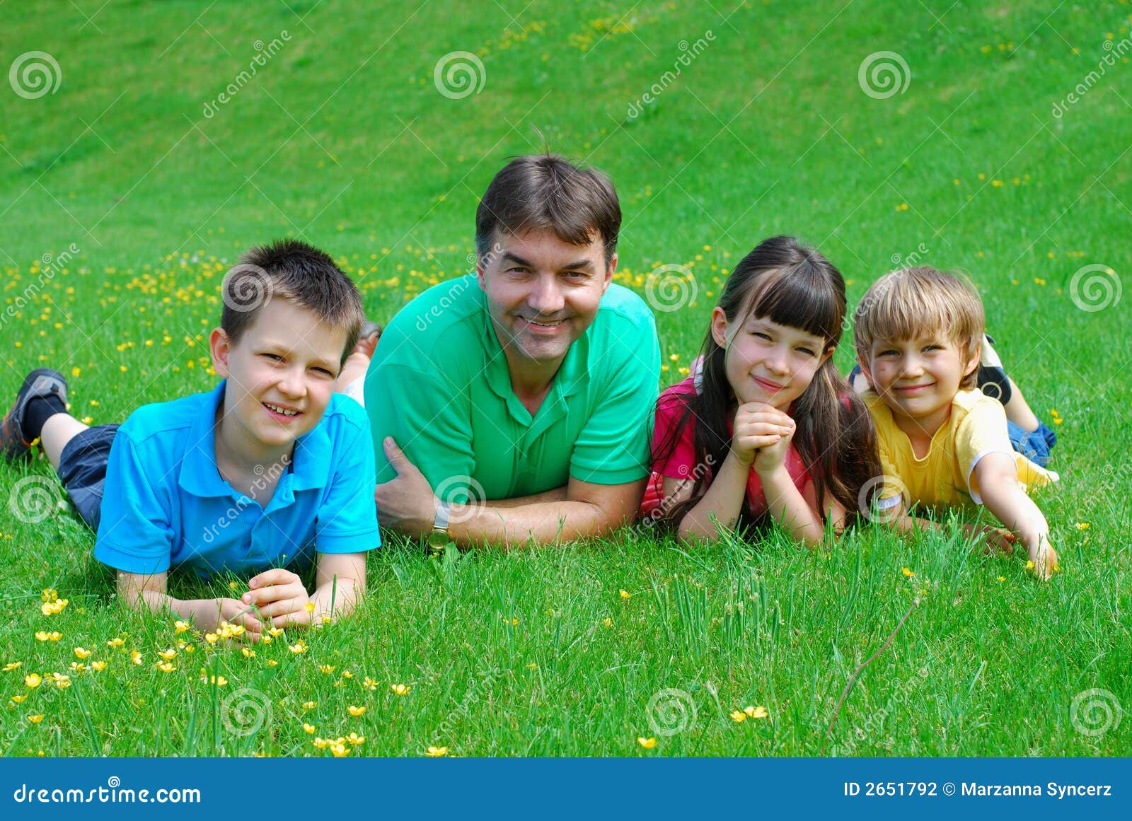 Children with uncle stock photo. Image of carefree, casual - 2651792