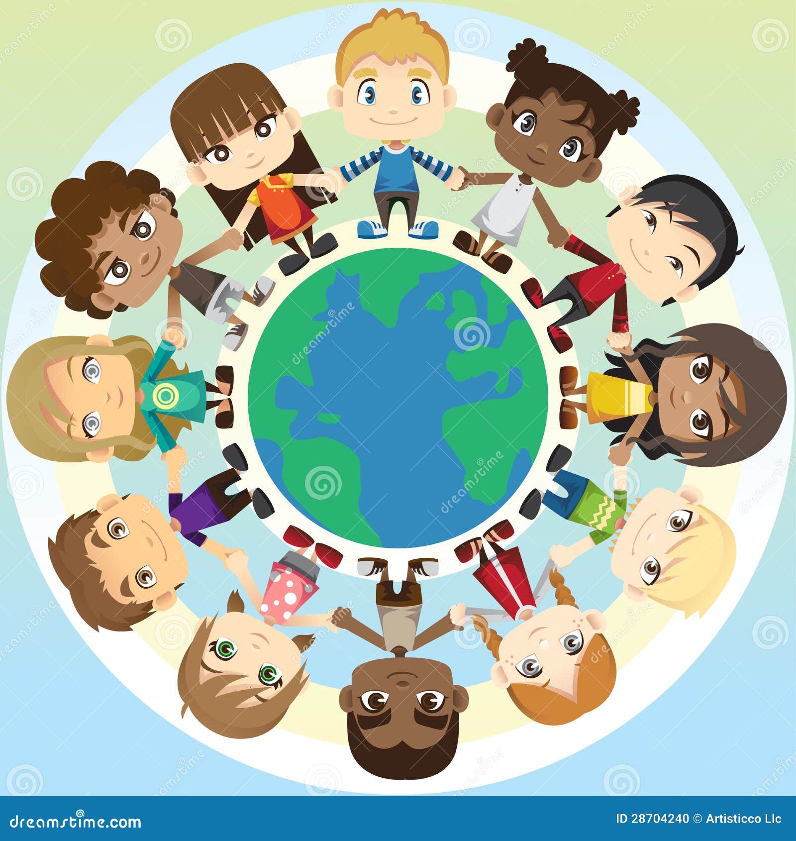 Children in unity stock vector. Illustration of happiness - 28704240 Children in unity stock vector. Illustration of happiness - 28704240