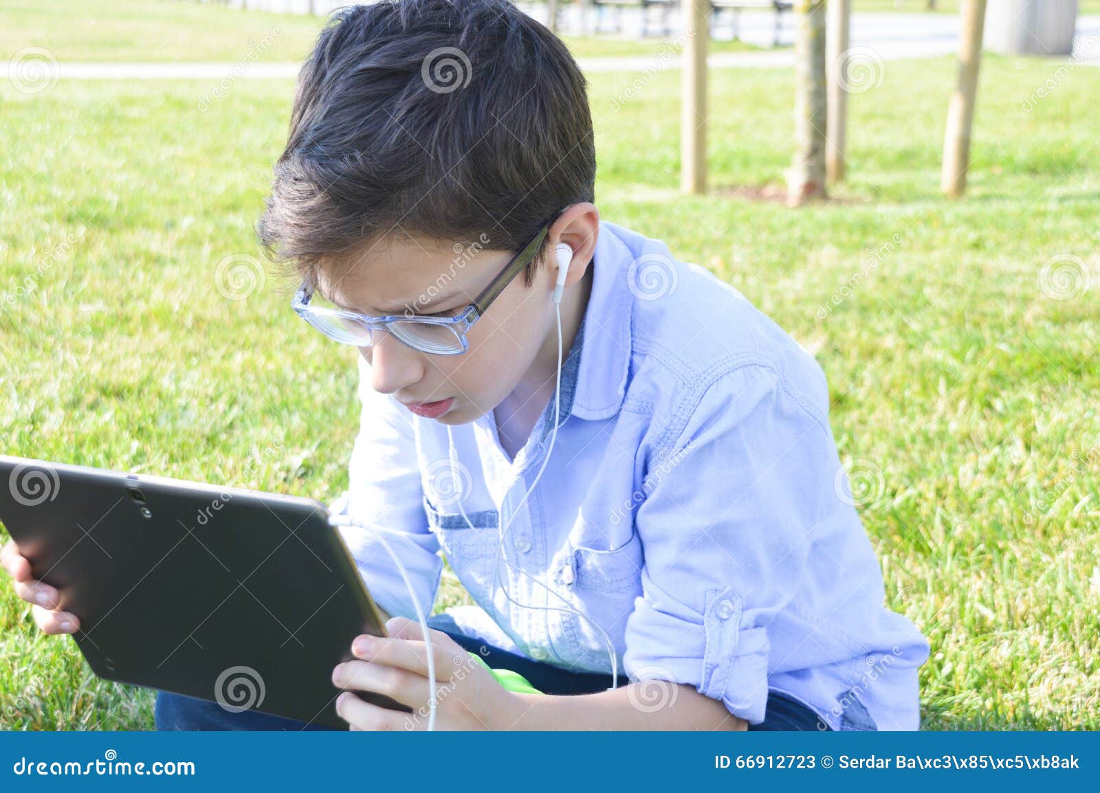 Children use tablets stock image. Image of portable, digital - 66912723