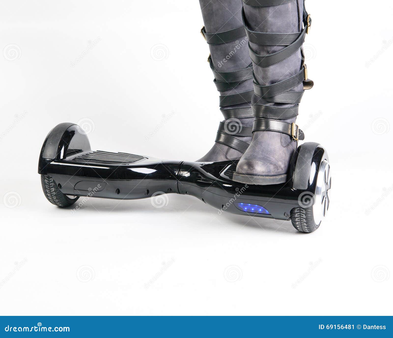 Children Using Hoverboard, a Self-balancing Two-wheeled Board ...