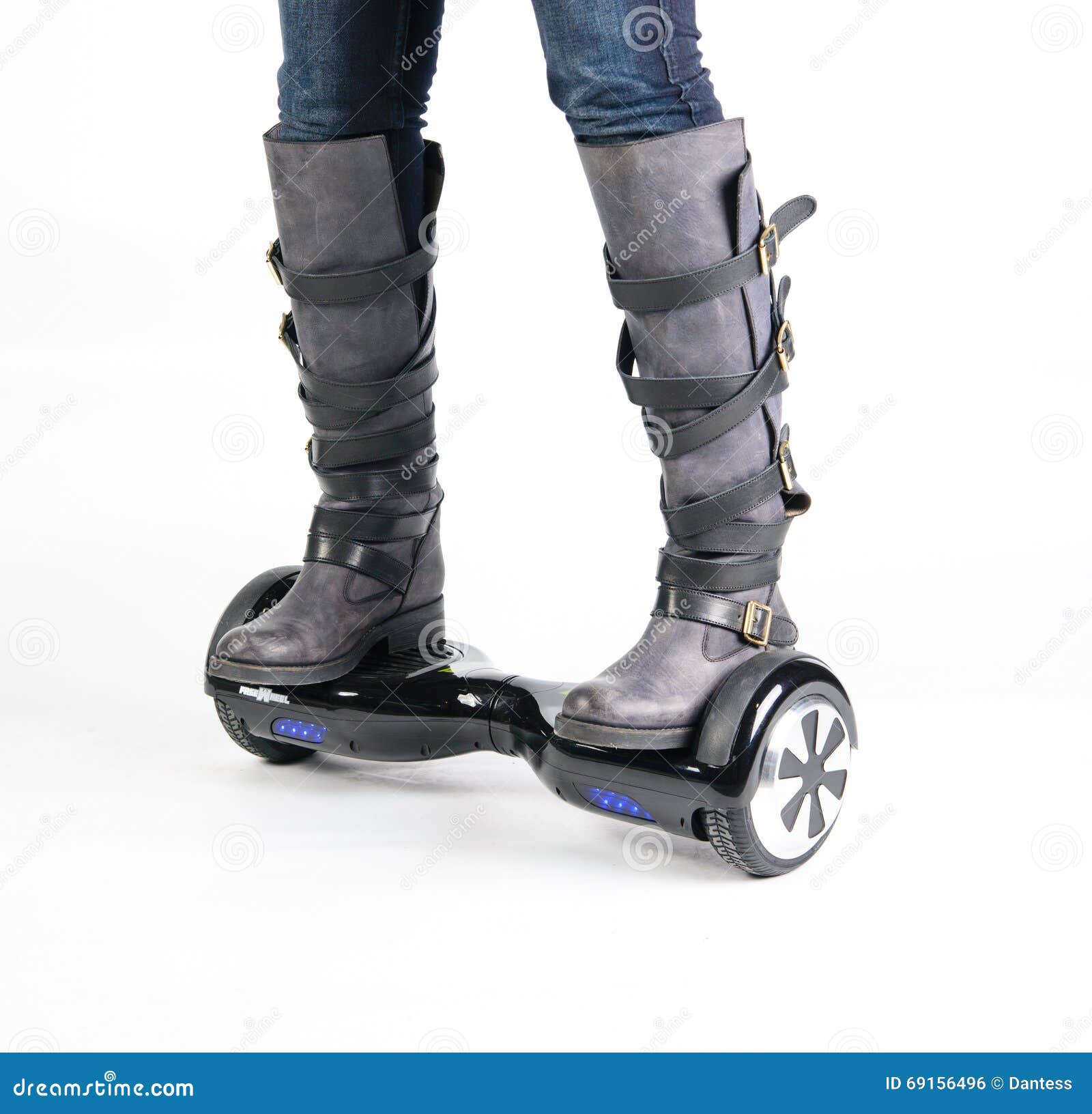 Children Using Hoverboard, a Self-balancing Two-wheeled Board ...