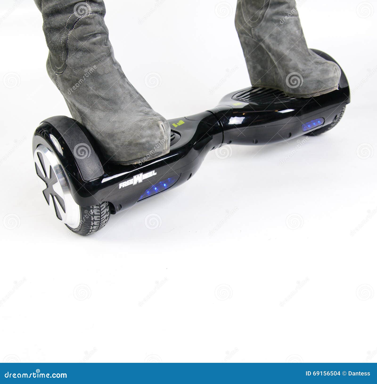 Children Using Hoverboard, a Self-balancing Two-wheeled Board ...