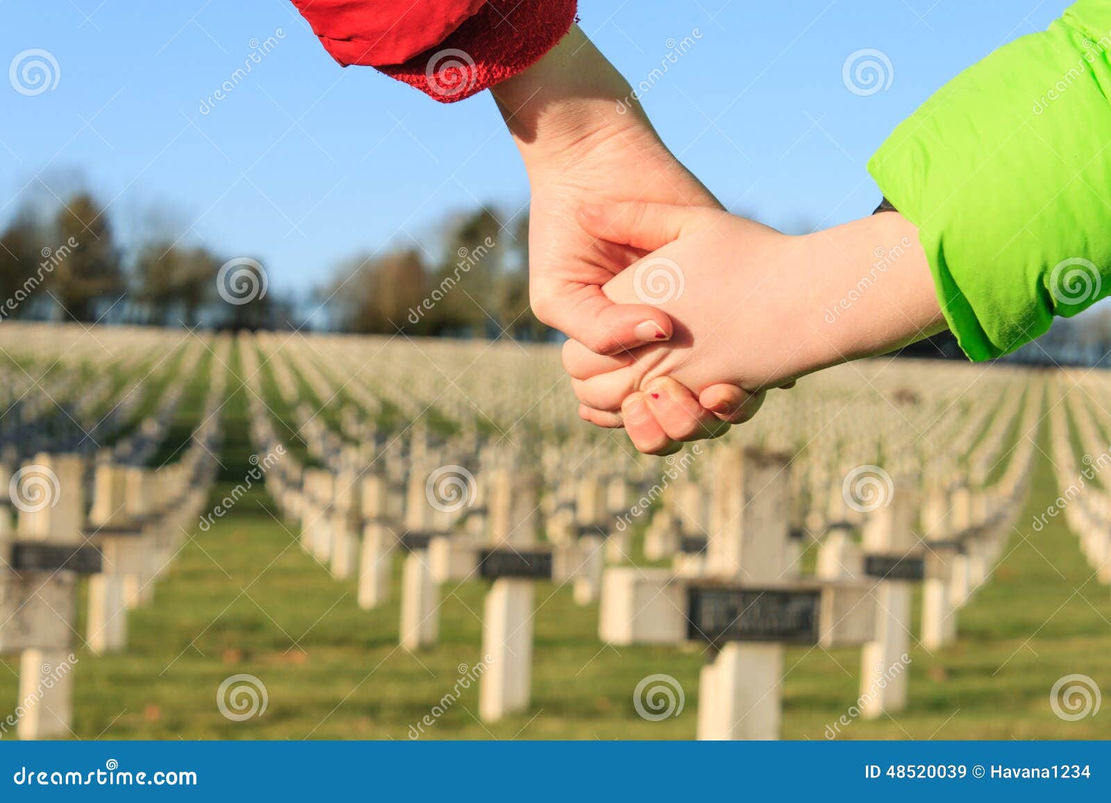 Children Walk Hand in Hand for Peace World War 1 Stock Image - Image of ...