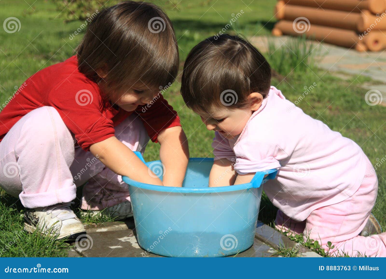 Children Wash Hand Touching Tap Water Fountain Royalty-Free Stock Photo ...