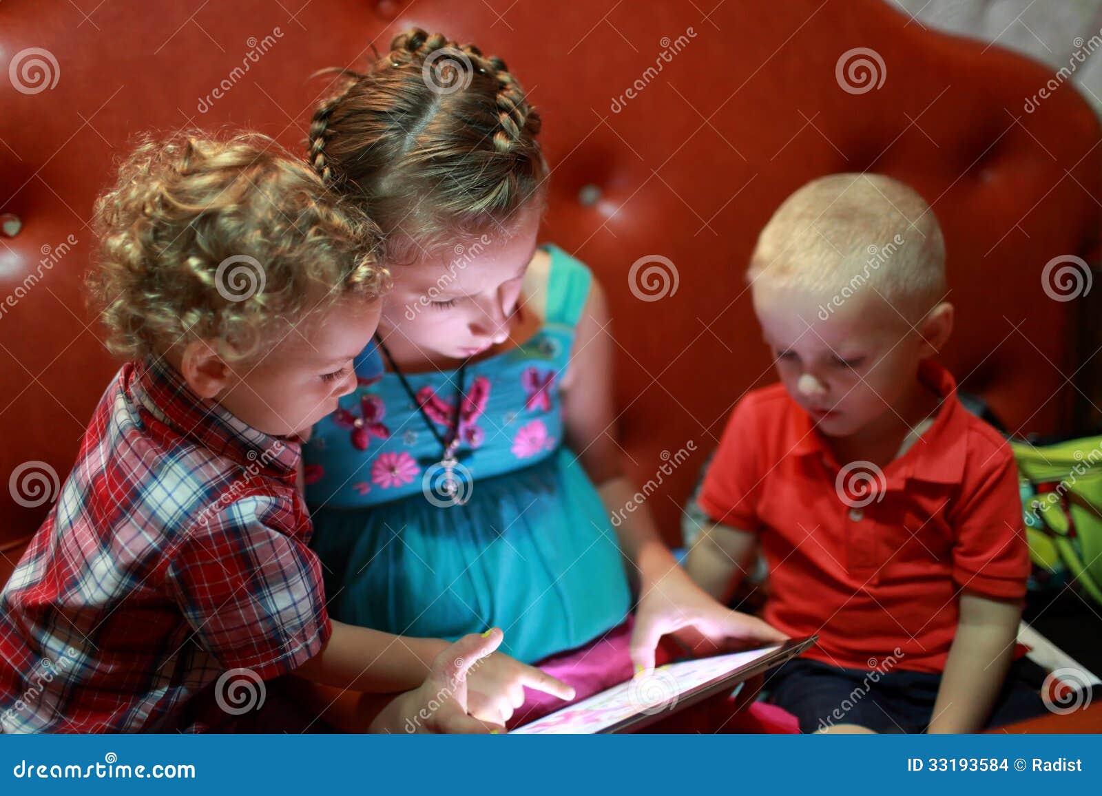 Children watching cartoon stock photo. Image of learning - 33193584