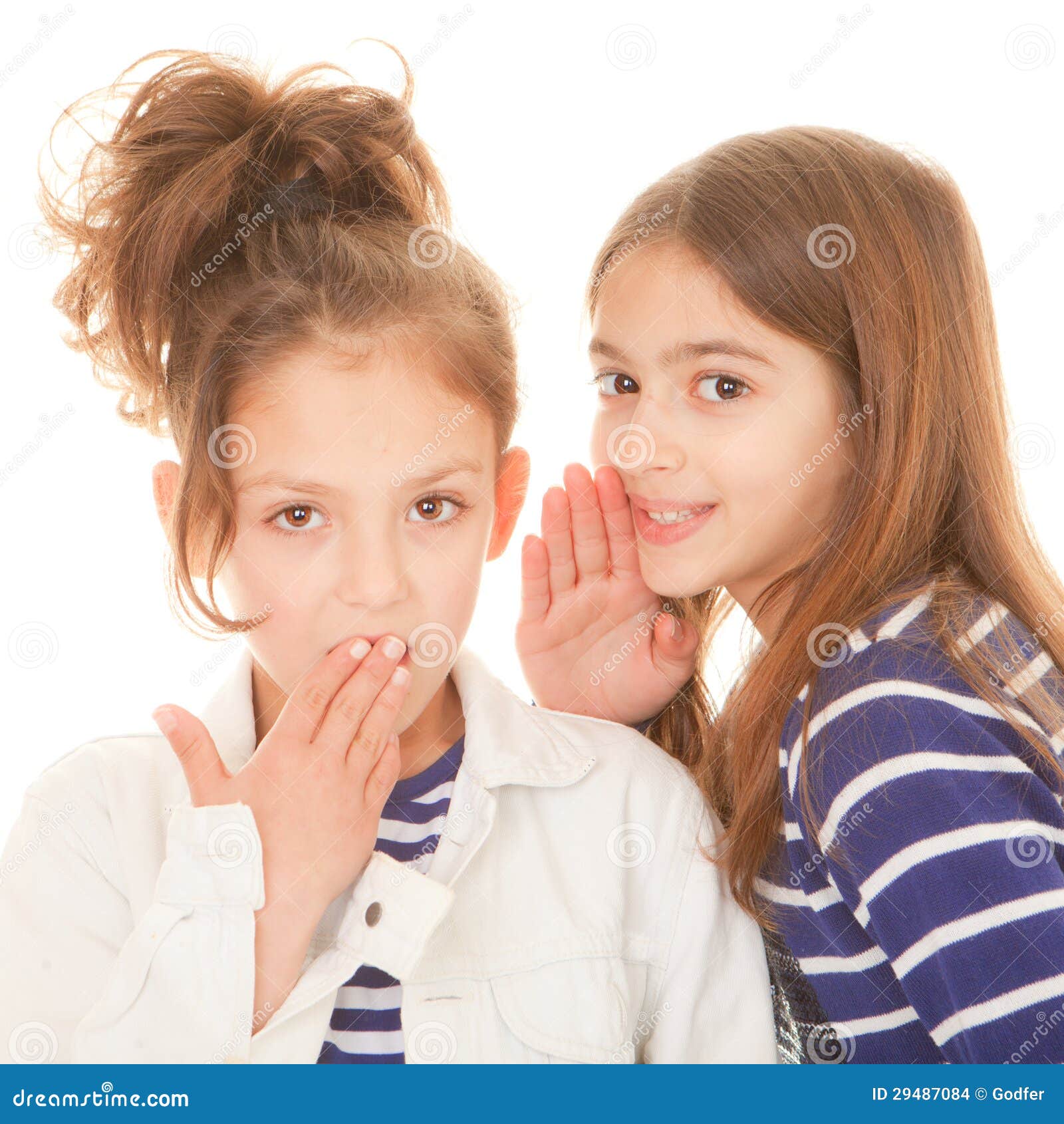 Kids Whispering To Each Other