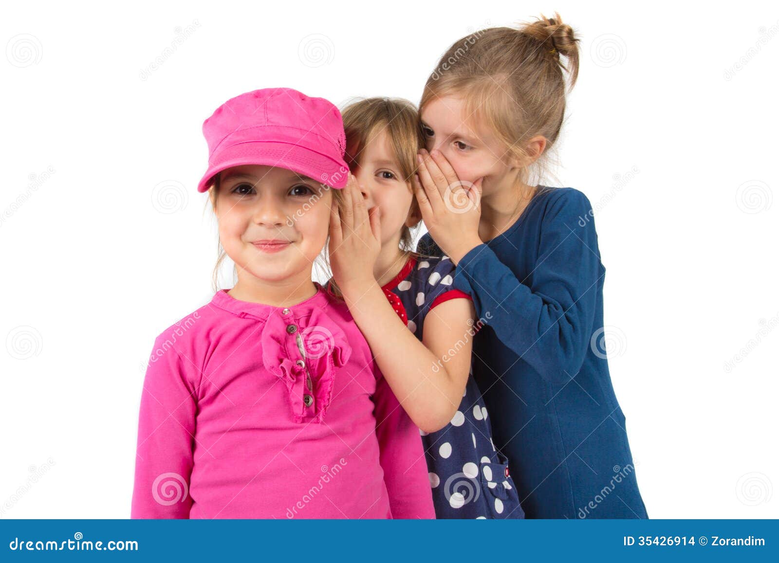 Children whispering stock photo. Image of conversation - 35426914
