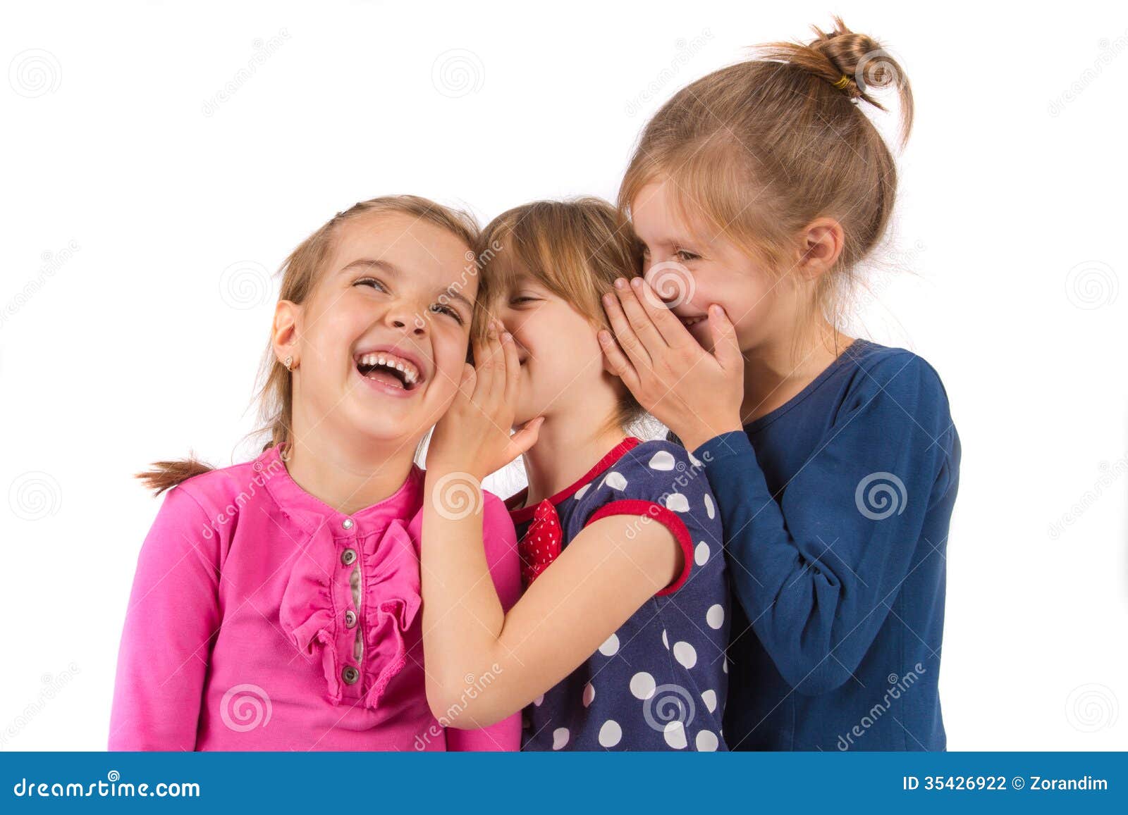 Kids Whispering To Each Other