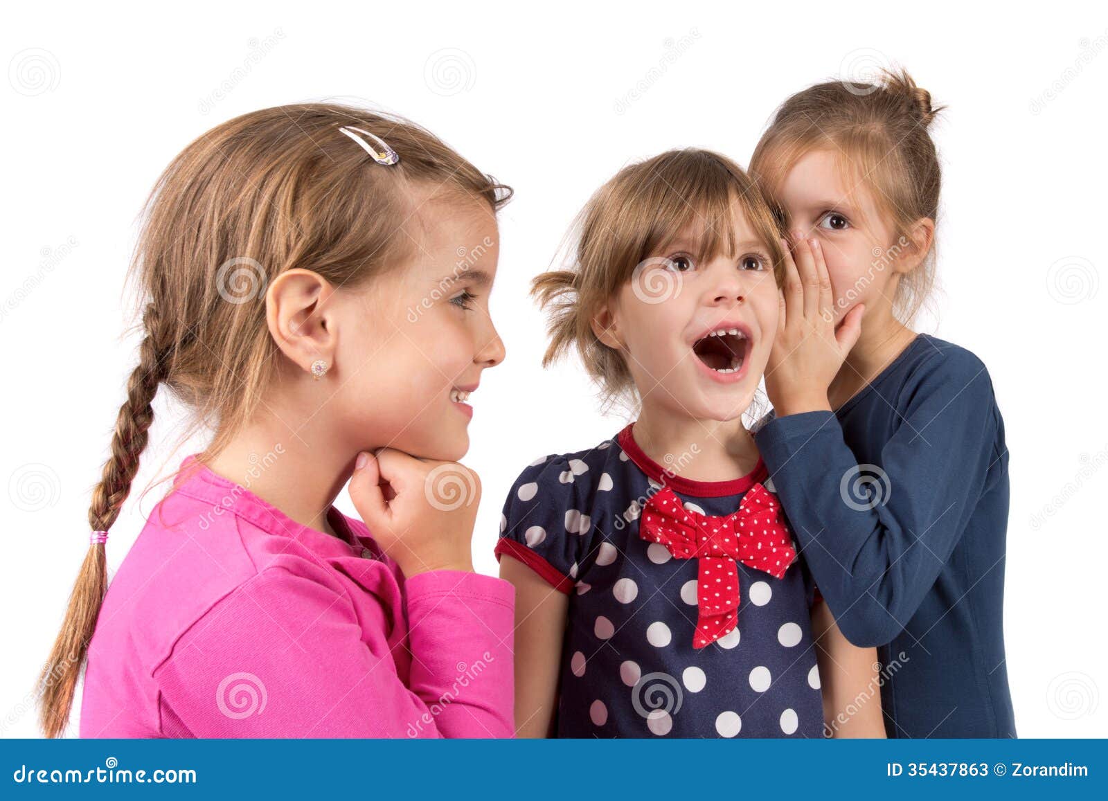 Children Whispering Secrets Stock Photo | CartoonDealer.com #29487084