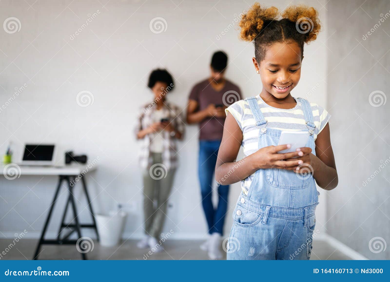 Children Who Use Too Much Technology, Device are Not so Creative Stock ...