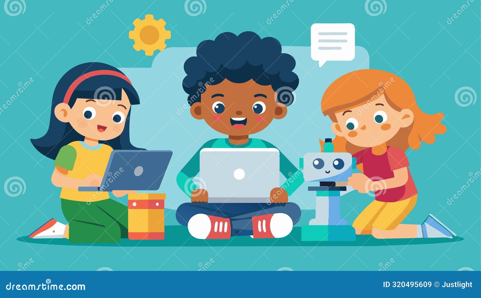 Children Working Together To Solve a Coding Challenge with Their Robot ... Children Working Together To Solve a Coding Challenge with Their Robot ...