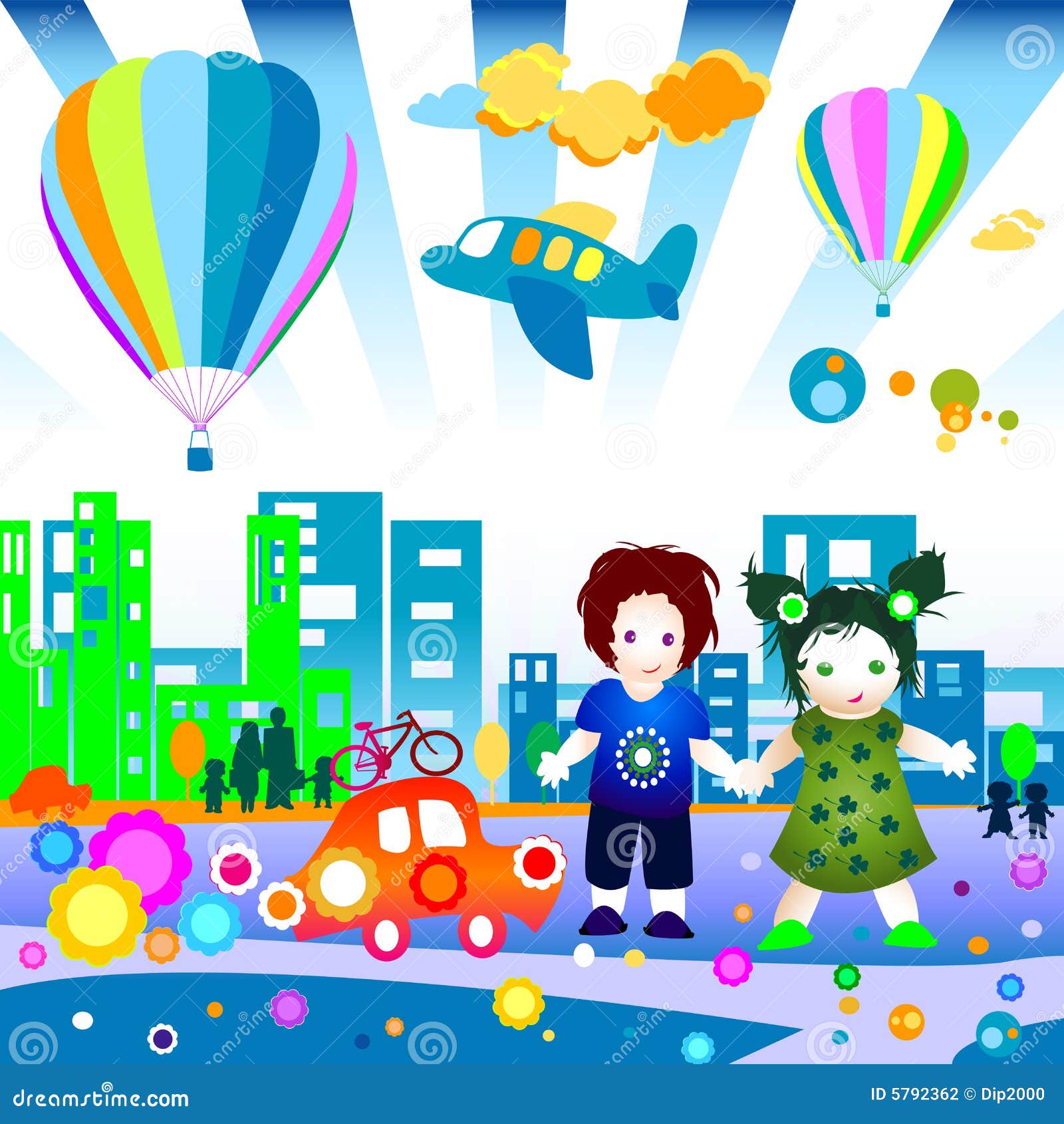 Children World stock illustration. Illustration of education - 5792362