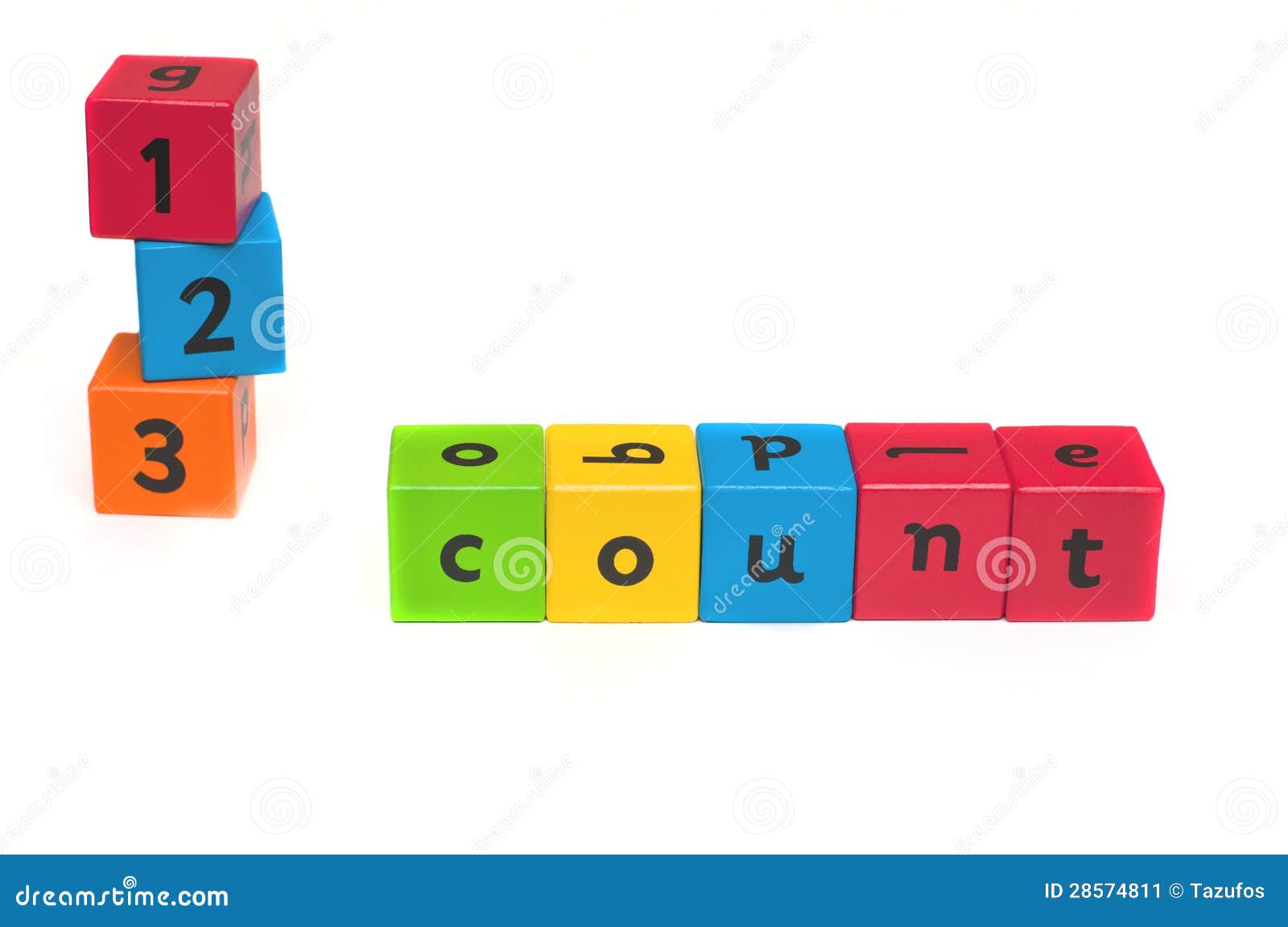 Childrens alphabet blocks stock image. Image of education - 28574811