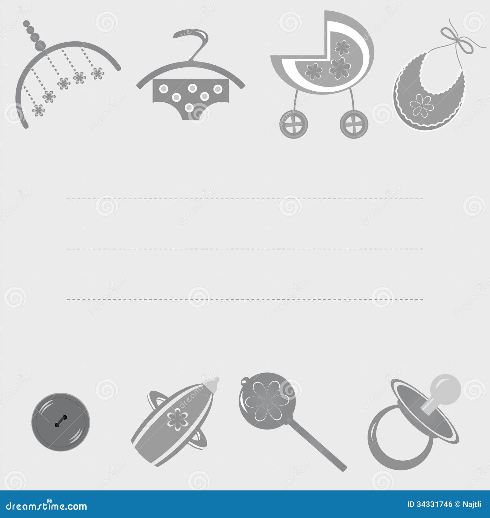 Childrens Daily Routine Table With Cute Child Boy, Cartoon Vector ...